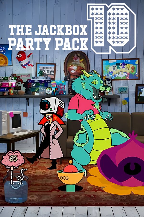 [ ลด 42%] ไอดีเกม The Jackbox Party Pack 10 มือ 1 ของแท้ Steam ราคา 340 ...