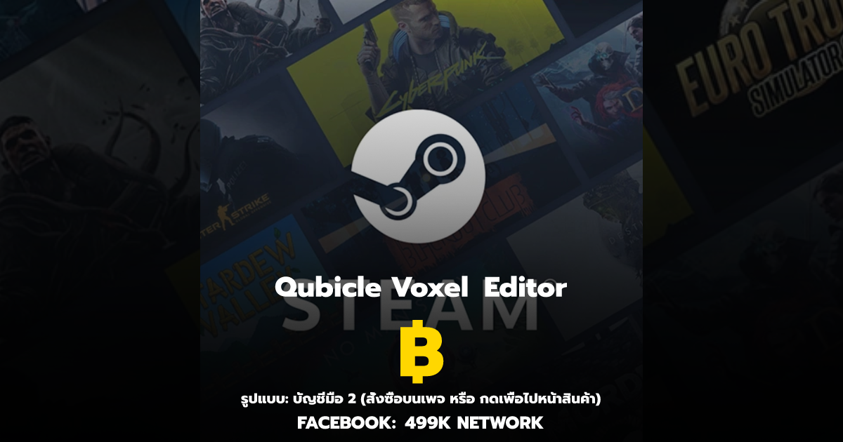จำหน่าย ไอดี Qubicle Voxel Editor มือสอง | ประกันสูงสุด 30 วัน | พร้อม ...