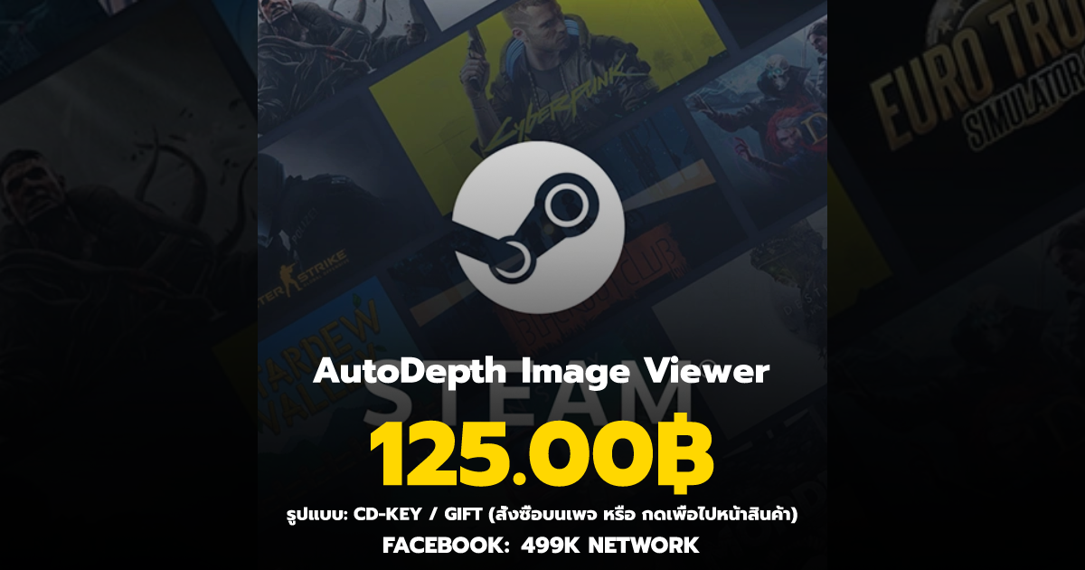 Steam Key AutoDepth Image Viewer ของแท้ ราคา 125฿ | 499K Network