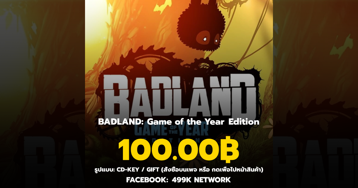 Steam Key BADLAND: Game of the Year Edition ของแท้ ราคา 100฿ | 499K Network